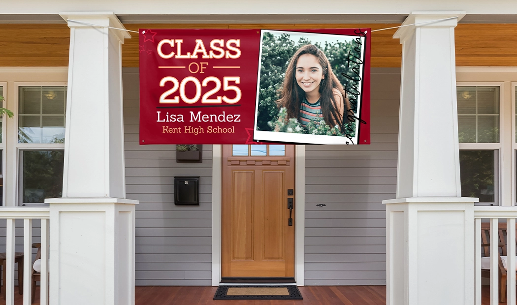 Custom Vinyl Banner 48” x 24” | Graduation Party Decorations