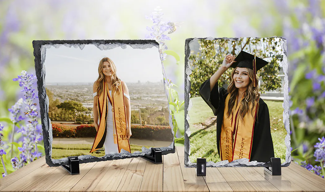 Stone Photo Slates - School Portraits