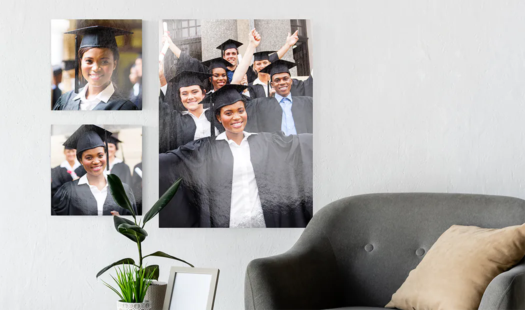 Metallic Photo Tile | College Graduation Announcements