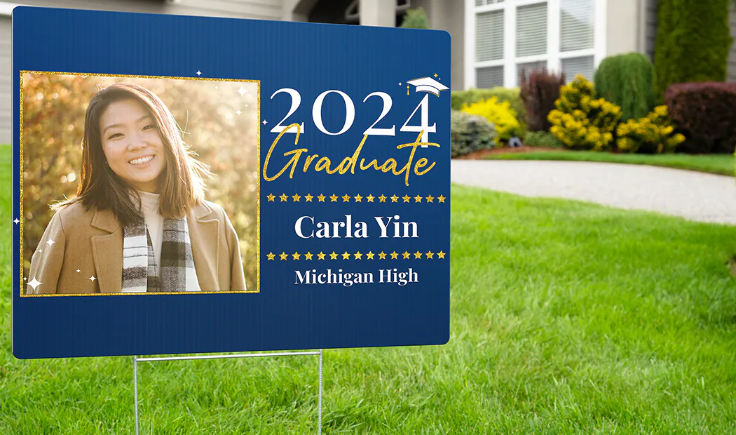Graduation Yard Sign | Personalized Graduation Party Decor