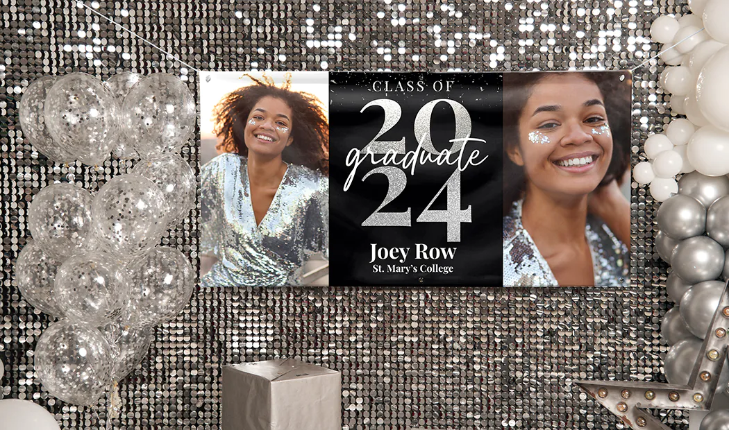 Graduation Vinyl Banner 48” x 24” | Indoor Or Outdoor Banner